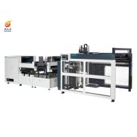 China LS-G6 Automatic Setting Grooving and Palletising Machine for Cardboard - 2+2 Slots, Auto Palletizer, 30-80 pcs/min for sale