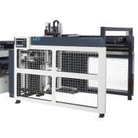 China LS-G6 Automatic Setting Grooving and Palletising Machine for Cardboard - 2+2 Slots, Auto Palletizer, 30-80 pcs/min for sale