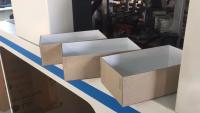 China Perfume Box Corner Pasting Machine 920kg Watch Carton Pasting Machine for sale