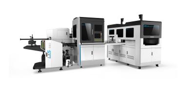 China Automatic high speed smart rigid box making machine for small size box making visual positioning for sale