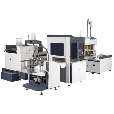 China Automatic dual functional rigid box making machine with box and case function for sale