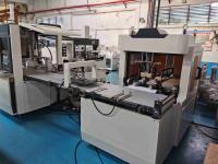 China Fully Automatic Lid And Base Gift Rigid Box Making Machine With Visual Positioning for sale