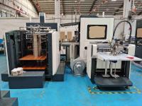 China Fully Automatic Lid And Base Gift Rigid Box Making Machine With Visual Positioning for sale