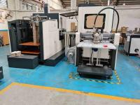 China Fully Auto Jewelry Gift Ring Rigid Box Making Machine With Visual Positioning for sale