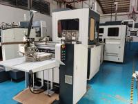 China Jewelry Cigarate Magic Rigid Box Making Machine 90mm Camera Visual Positioning for sale