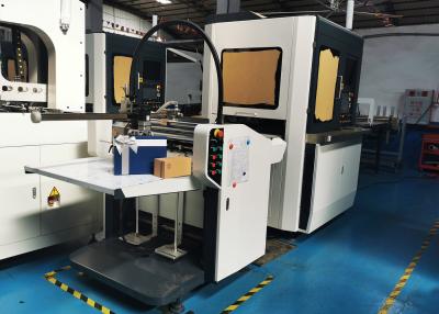 China Multi-Function Box Hardcover Making Machine With High Speed And Big Box Sizes And Panasonic Servo Motor for sale