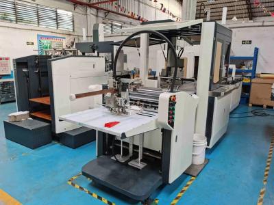 China Length 100 - 600mm Packaging Box Making Machine With Panasonic PLC Control for sale