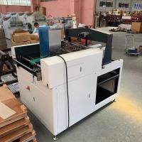 China PLC Control Confectionery Box Corner Pasting Machine 75pcs/min for sale