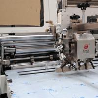 China Visual Positioning Book Case Making Machine 15 - 40pcs/min for sale