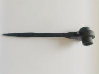 China Black Color Construction Spud Ratchets 32 x 36mm 450mm Podger Handle Ratchet Wrench for Scaffolding Tools for sale