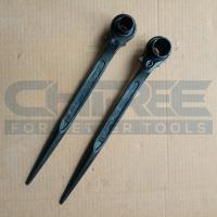 China Hater Ratchet Wrench Scaffolding Podger Ratchet End Double Socket 17 x 22mm for Construction Tools for sale