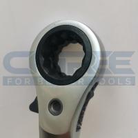 China New Design Flush Type Double Size Socket Ratchet 19 x 22mm Scaffolding Podger Ratchet Length 250mm as Construction Tools for sale