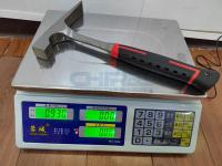 China Solid Steel Forged Masonry Hammer Bricklayer Hammer 20 oz with Shock Reduction Grip Handle for sale