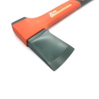 China Forged Wedge Type Axe 800g Dual Component Grip Handle Steel Hatchet Axe 38cm Long with Hanger for sale
