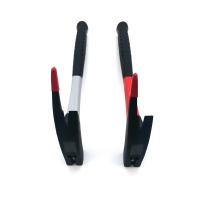 China Nailing Tools Roofer Hammer Checkered Face Black Hammer Head 600g Single Claw Fiberglass Roofing Hammers for sale