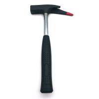 China Tubular Handle Roofer Hammer Checkered Face Black Head 600g Nail Holder Roofing Hammers for sale