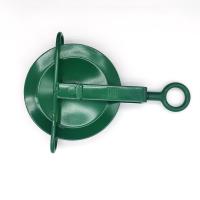China Scaffolding Gin Wheels Rope Pulley 10inch Powder Painting Hoisting Block for sale