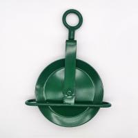 China Scaffolding Gin Wheels Rope Pulley 10inch Powder Painting Hoisting Block for sale