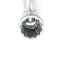 China Swivel Socket Spanner 21mm Box Socket Poker Spanner Scaffold Spanner Wrench with HD Ring for sale