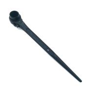 China Reversible Double Socket 19 x 24mm Scaffold Spud Ratchet Forged Podger Ratchet 315mm Long for sale