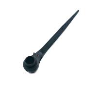 China Reversible Double Socket 19 x 24mm Scaffold Spud Ratchet Forged Podger Ratchet 315mm Long for sale