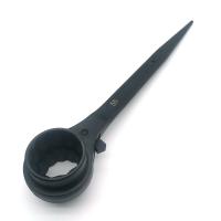 China Double Sockets 50mm 55mm Scaffolding Reversible Podger Ratchet Forged Shaft Spud Ratchet Wrench for sale