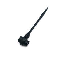 China Ratcheting Construction Wrench 19 x 24mm Forged Podger Handle Ratchet Wrench 315mm Long Black Color for sale