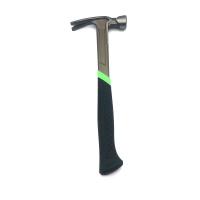 China Shock-Absorbing Grip 20oz Framing Hammer, Wholly Forged Straight Rip Claw Hammer with Magnetic Nail Set for sale
