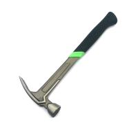 China Shock-Absorbing Grip 20oz Framing Hammer, Wholly Forged Straight Rip Claw Hammer with Magnetic Nail Set for sale