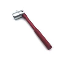 China Light Weight Swivel Socket Poker Spanner 21mm Scaffold Spanner with Knurled Aluminium Handle for sale