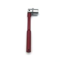 China Light Weight Swivel Socket Poker Spanner 21mm Scaffold Spanner with Knurled Aluminium Handle for sale