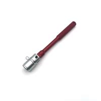 China Light Weight Swivel Socket Poker Spanner 21mm Scaffold Spanner with Knurled Aluminium Handle for sale