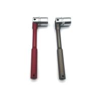 China Light Weight Swivel Socket Poker Spanner 21mm Scaffold Spanner with Knurled Aluminium Handle for sale
