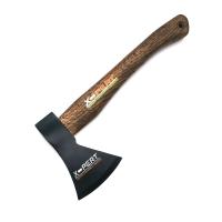 China German Style Hatchet Sharp Edge Forged Steel Carving Axe 600g Head with Wood Handle for Camping for sale