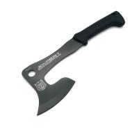 China One Piece Steel Lightweight Survival Axe Pack Hatchet with Soft Replaceable Grip Handle for sale