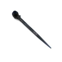 China Top Double Socket Podger Ratchet 17 x 21mm Black Steel Construction Spud Ratchet 315mm Long for sale