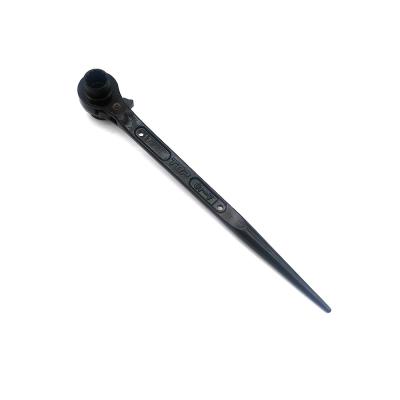 China Top Double Socket Podger Ratchet 17 x 21mm Black Steel Construction Spud Ratchet 315mm Long for sale