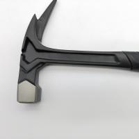 China Wholly Forged 600g Picard Type Lath Hammer Shock-reduction Roofing Hammer With Magnet Milled Face Side Nail Pulling for Roofers for sale