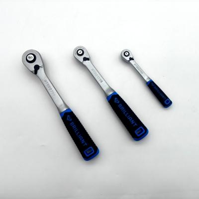China German Brilliant Tools 90 Teeth Reversible Ratchet Wrenches Quick Release 1000 Nm Ratchet Handle BT022799 for Professional Hand Tools for sale