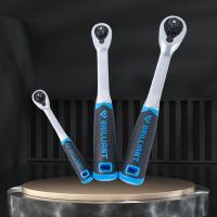 China Wholesale Brilliant 1/2in 3/8in 1/4in Drive Ratchet Handle Wrench Quick Release 90 Teeth with Hanging Hole for sale