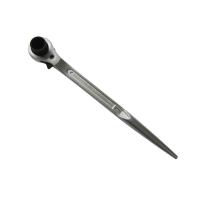 China Scaffold Podger Ratchet Spanner 19mm 21mm Pearl Plated Finish for sale