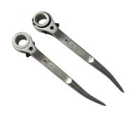 China Scaffolding Tools Podger End Ratchet Spanner Flush Type 19mm 21mm for sale