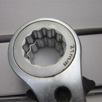 China Scaffolding Tools Podger End Ratchet Spanner Flush Type 19mm 21mm for sale