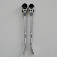 China Japan Quality 17mm 19mm Cranked Prying End Scaffold Ratchet Spanner for sale