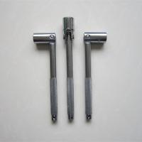 China Zinc Plated Swing Wrench Scaffold Tools Steel Spanner Chunky Round Handle 7/16in with Knurled Grip for sale