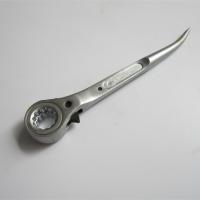 China Ratcheting Podger Spanner Claw Ended 250 mm Length Double Size 19mm 21mm Podger Bar Ratchet Socket Spanner for sale