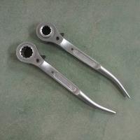 China Contractor Spanner Twin Podger Bi-hex Socket 17/21mm Scaffold Podger Ratchet Spanner Socket Wrench for sale