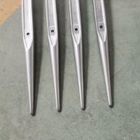 China Scaffold Rigger Tools 19x22 mm Straight Podger Handle Nickel Finish Scaffold Ratchet Spanners for Germany USA for sale