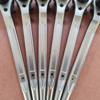 China Carbon Steel Reversible Strong Scaffold Ratchet 19mm 21mm Double Sockets Podger Handle Ratchets for Scaffold Riggers for sale