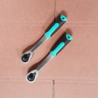 China Strong Chrome Steel 1000Nm Pear Head Ratchet Spanner 90 Tooth Quick Release Ratchet Handle Wrench for Germany for sale